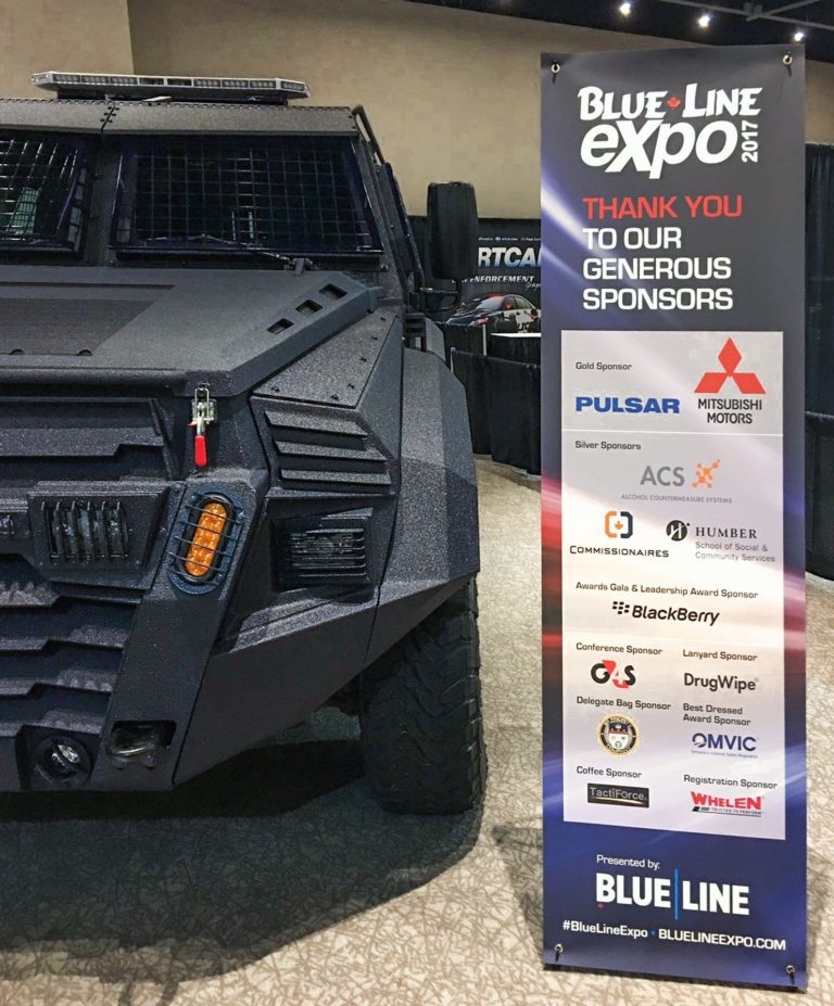 INKAS® demonstrated the Sentry APC at the 2017 Blue Line Expo | INKAS ...